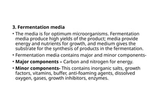 Media preparation and formulation. different types of media, exampes | PPTX