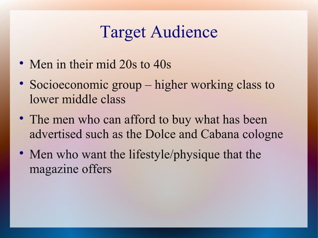 Men's Health Case Study | PPT