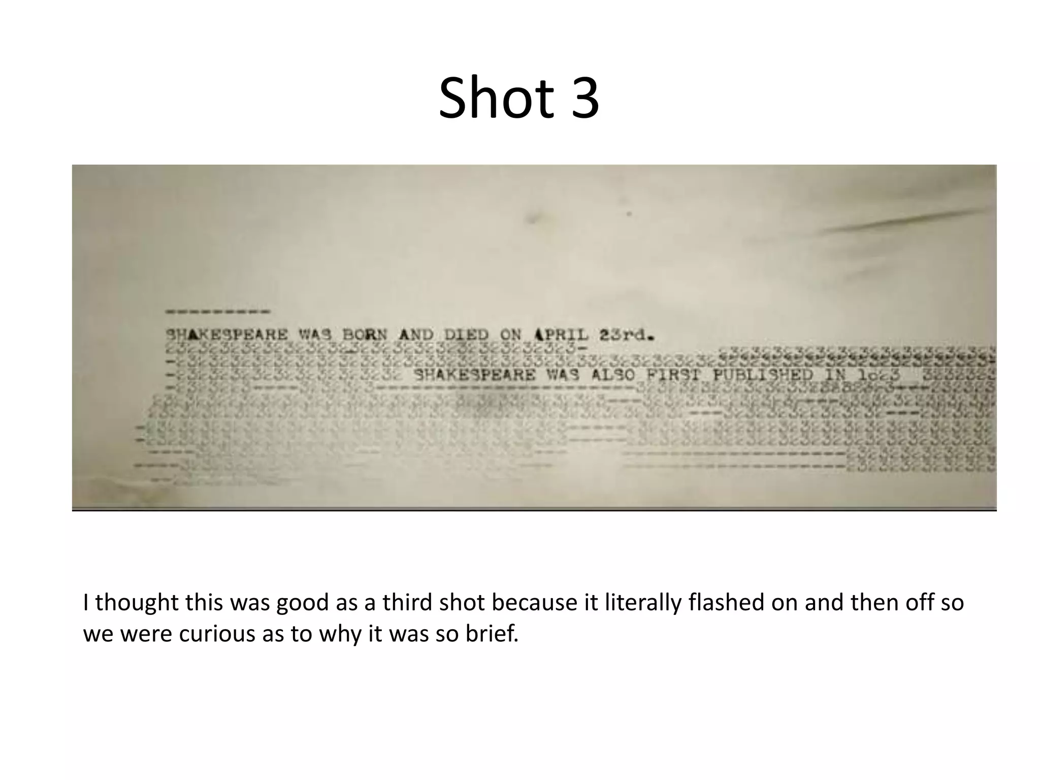 9 Shot Analysis - The Number 23 | PPT