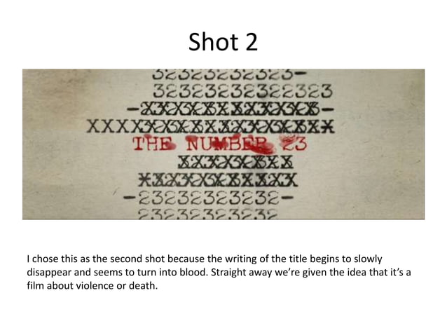 9 Shot Analysis - The Number 23 | PPT