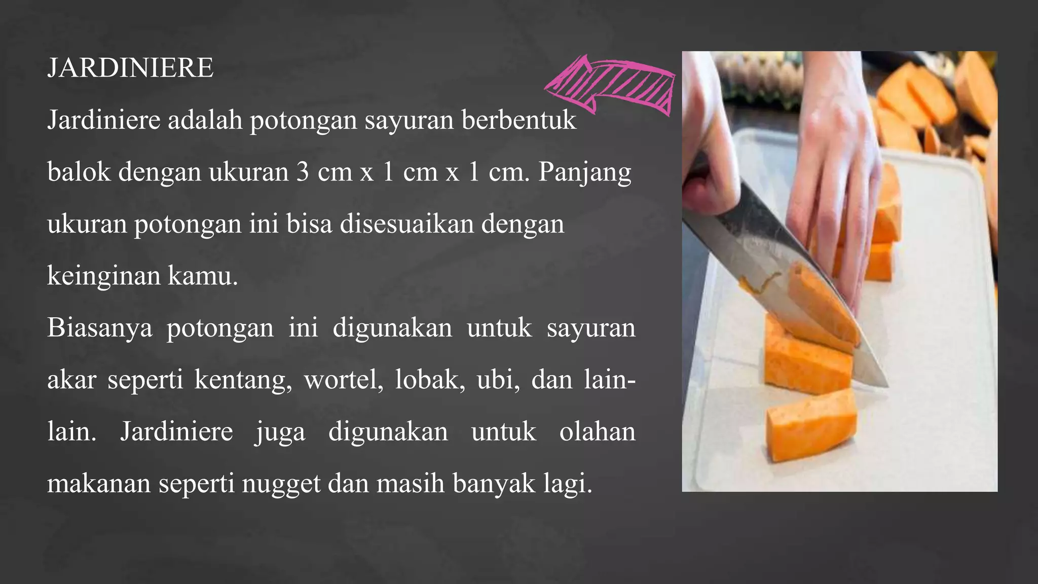 JENIS-JENIS POTONGAN SAYUR | PPTX