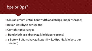 Media Presentasi-Modul manajemen bandwith | PDF
