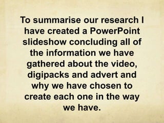 Media Presentation Conclusions | PPT