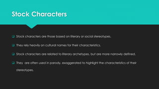 Types of Characters | PPTX