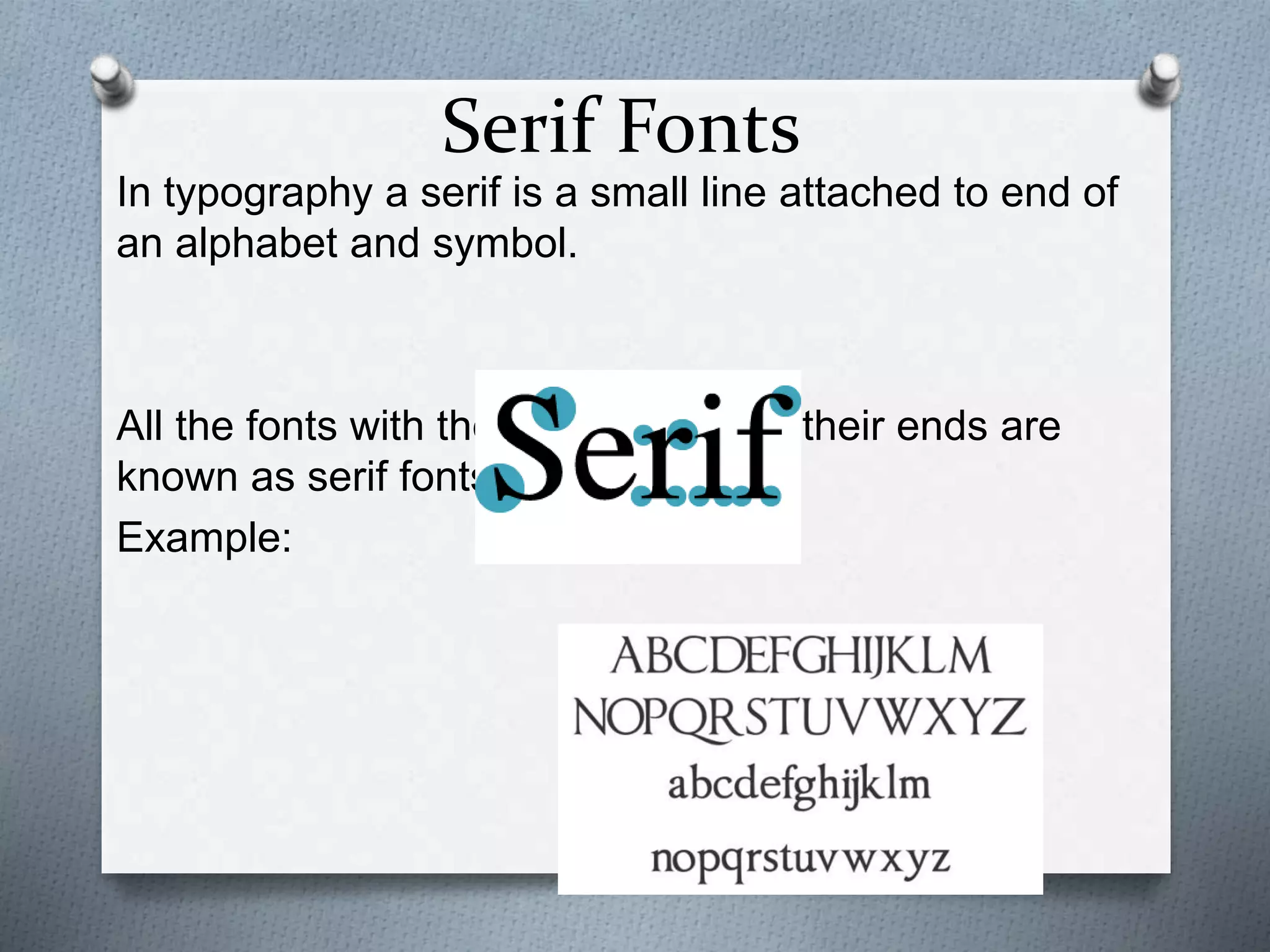 Types of Fonts | PPTX