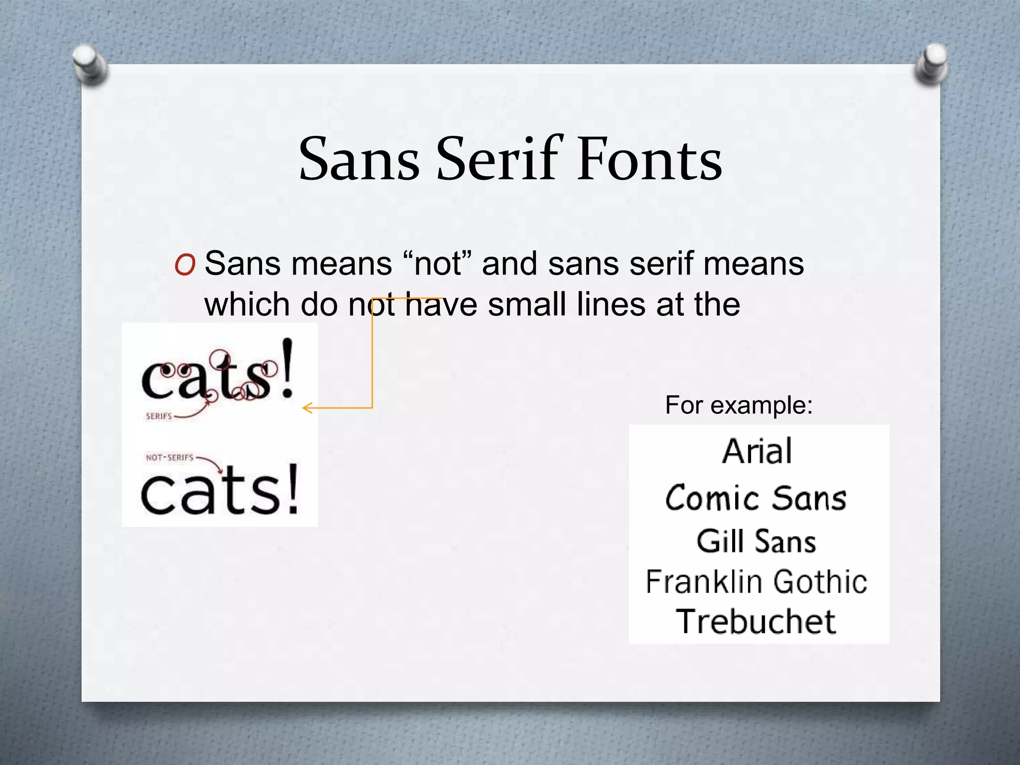 Types of Fonts | PPTX