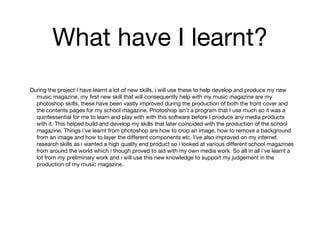 Media Preliminary presentation | PPT