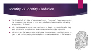 Self-Identity Crises in a Social Society | PPTX