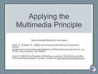 Multimedia Principle | PPT