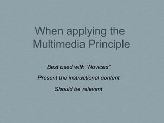 Multimedia Principle | PPT