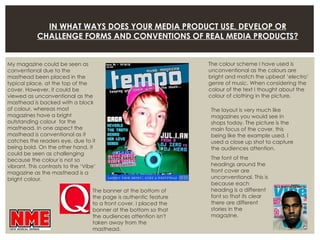 magazine final evaluation | PPT