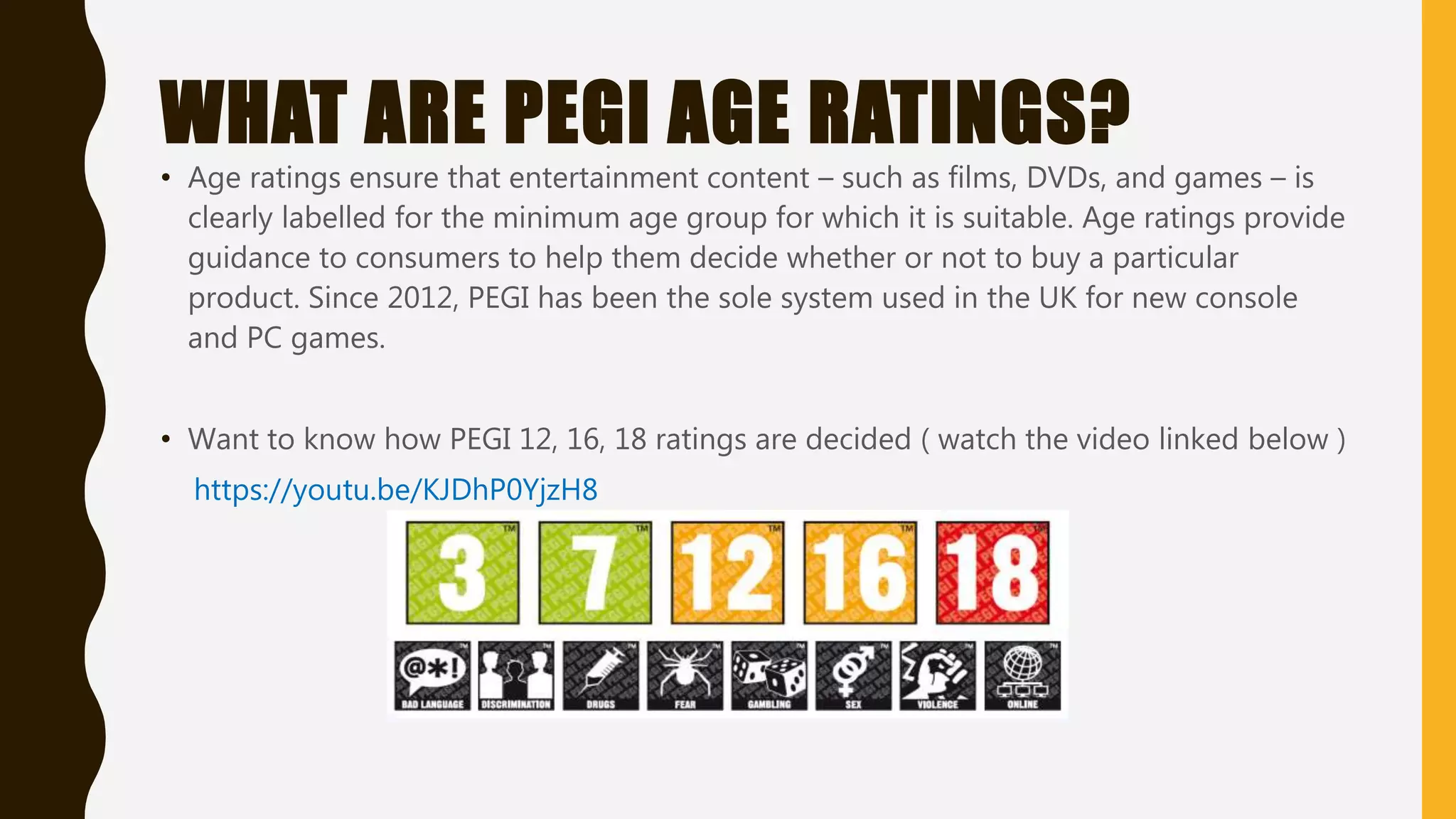 PEGI Presentation By Omer Faheem | PPT