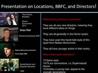 Media presentation reseach into bbfc rating and locations | PPT