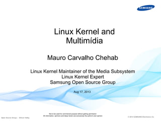 Linux Kernel and Multimedia | PDF