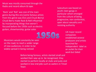 Issues in contemporary music industry & Research into two decades in ...