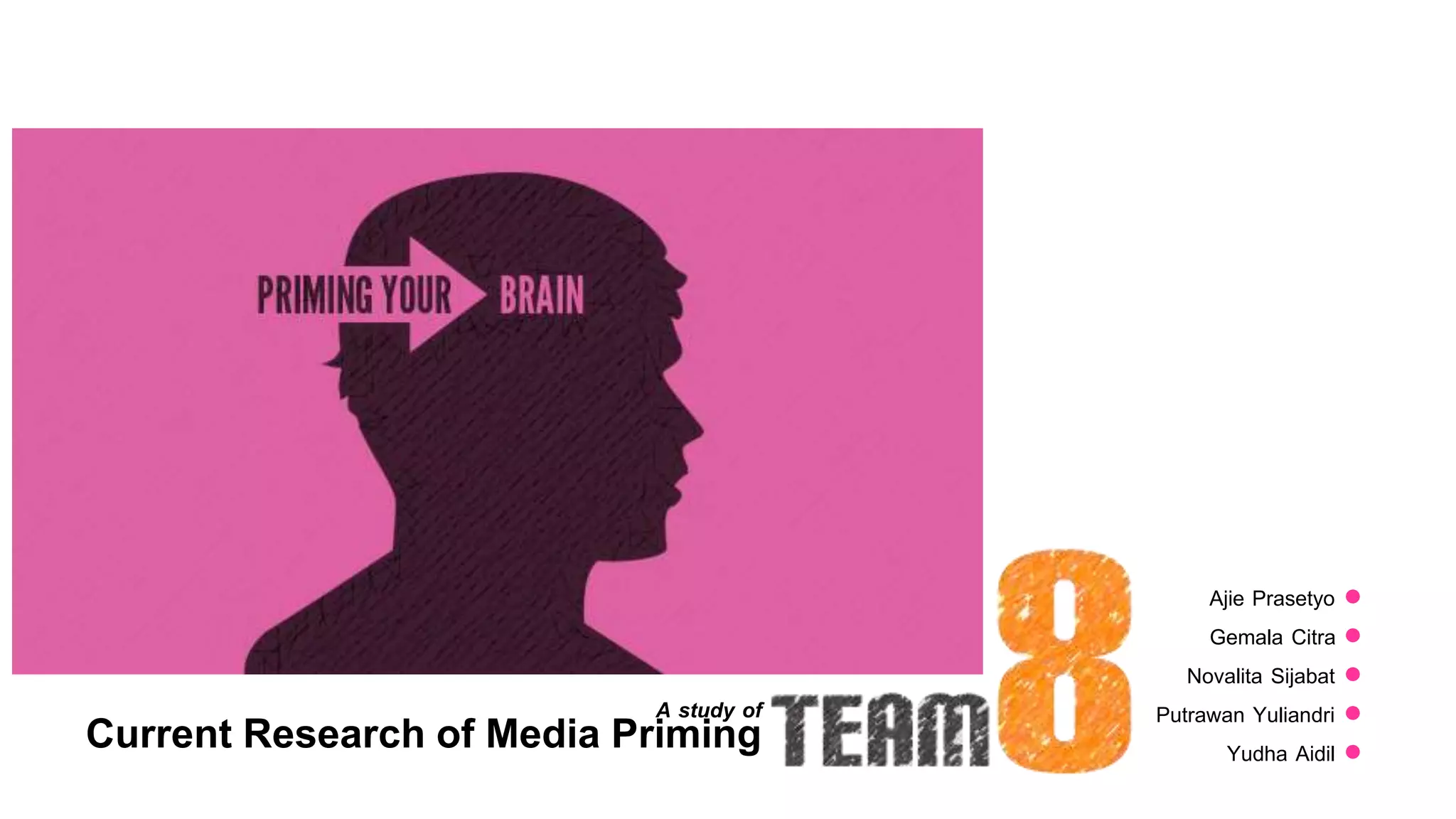 Current Research of Media Priming | PPTX