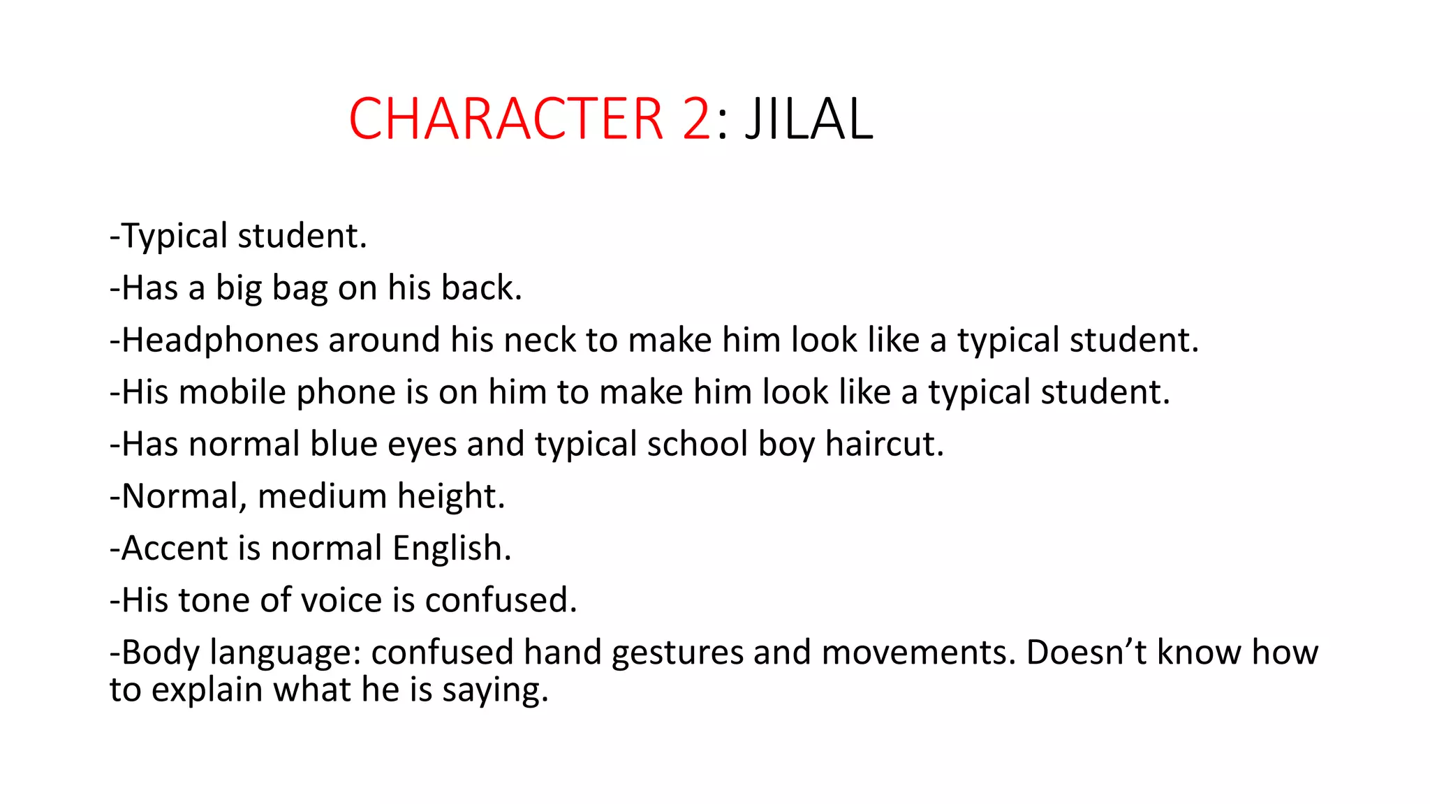 Introducing our characters. | PPTX