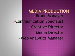 Media production | PDF | Video Production | Content Production