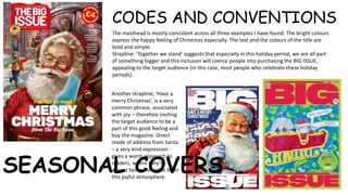 Codes and Conventions of Magazine covers | PPT
