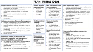 Media Project Magazine Planning | PPTX