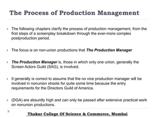 Media project management | PPTX | Video Production | Content Production