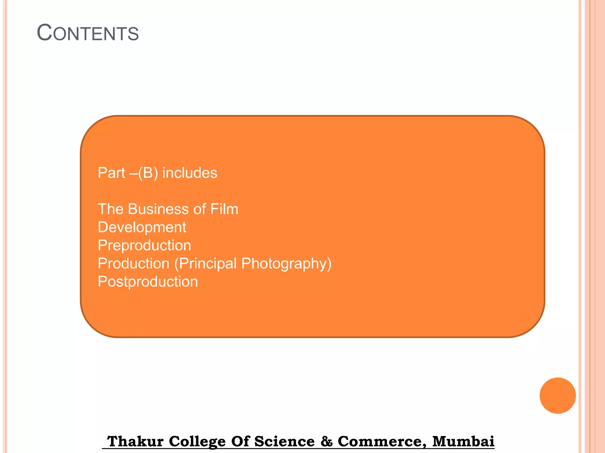Media project management Part (B) | PPT