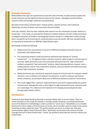 Media prominence | PDF