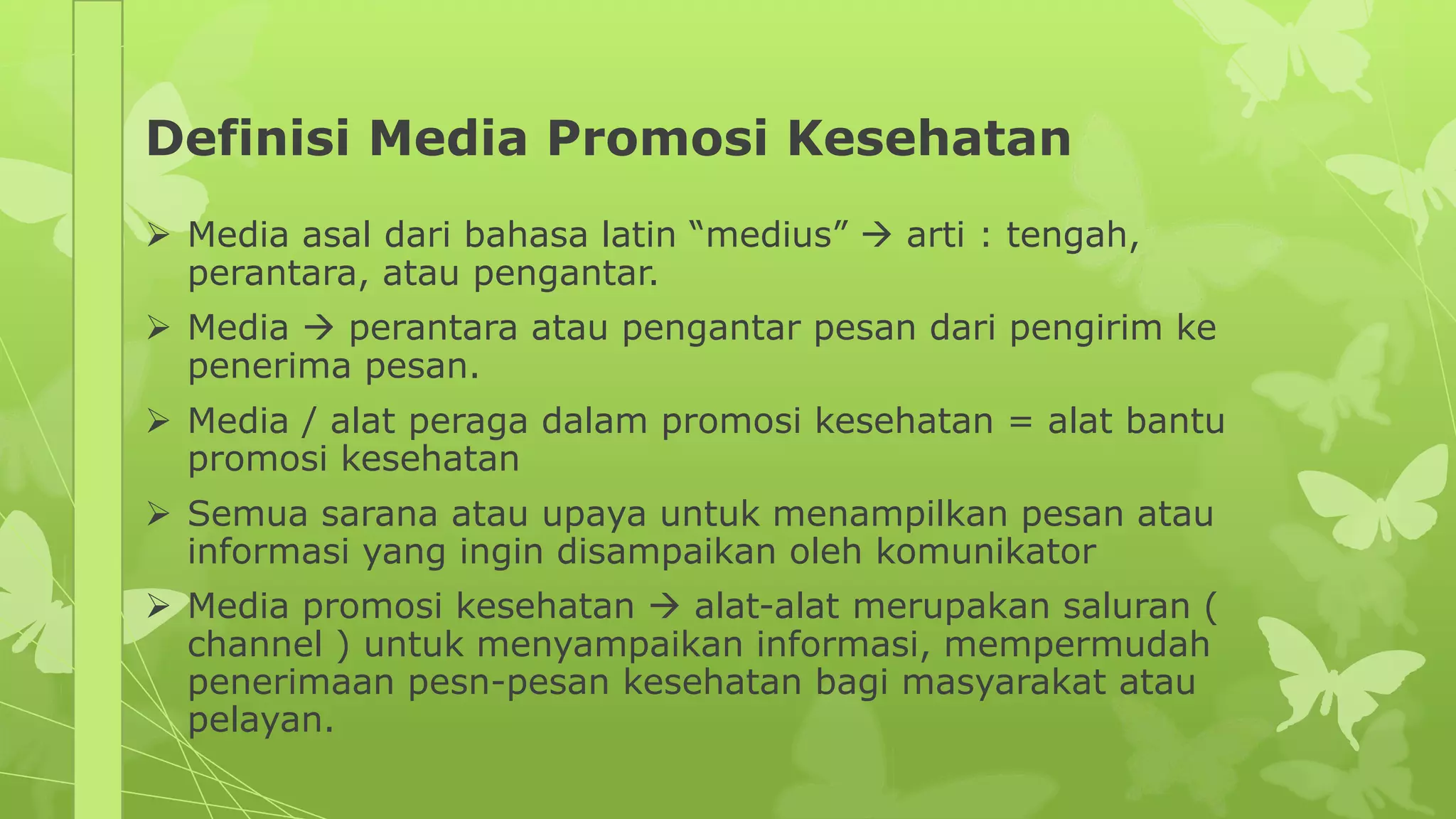 Media promkes | PPTX