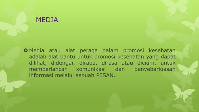 Media promkes | PPTX