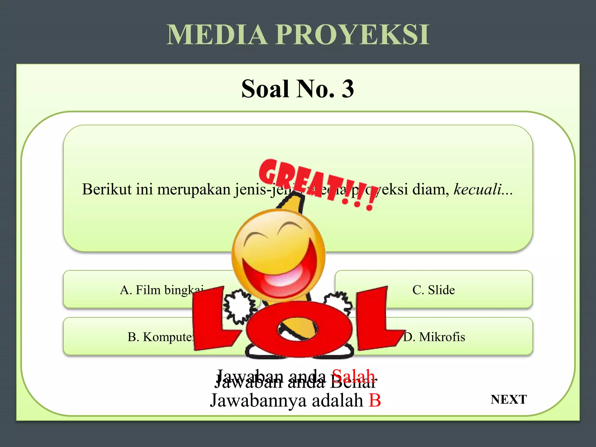Media proyeksi | PPTX