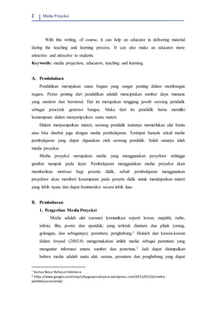 Media proyeksi (kel_4)_modul[1] | PDF