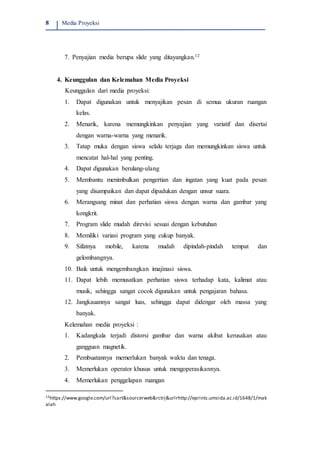 Media proyeksi (kel_4)_modul[1] | PDF