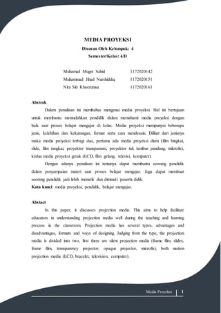 Modul Media Proyeksi | PDF
