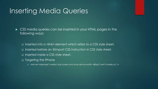 Media queries A to Z | PPT