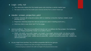 Media queries A to Z | PPT