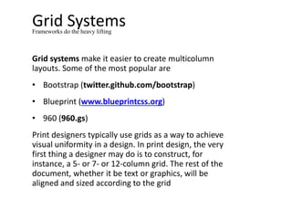 Media queries and frameworks | PPT