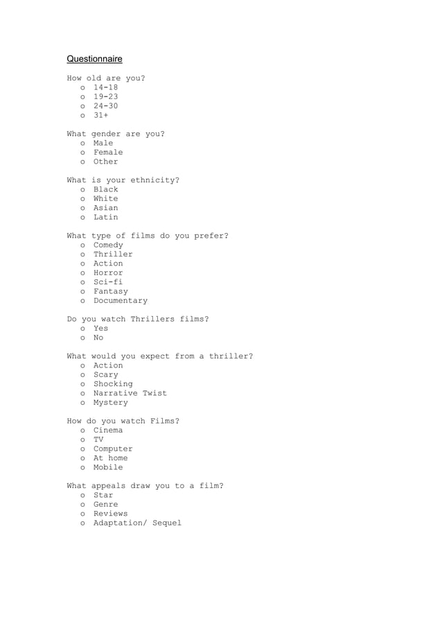 Media questionnaire 1 | DOCX