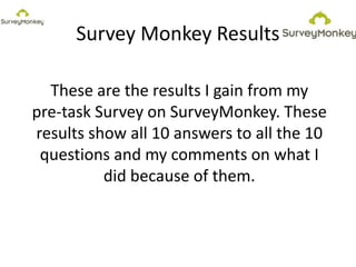 Media questionnaire answers | PPT