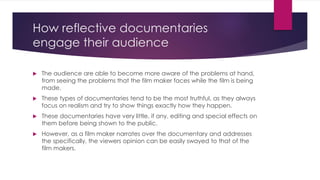 Documentary- Reflective | PPTX
