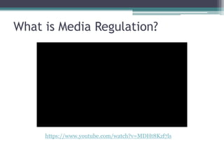 Media regulation | PPT