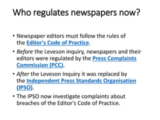 Media regulators | PPTX