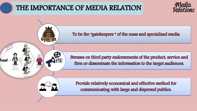 Media relation