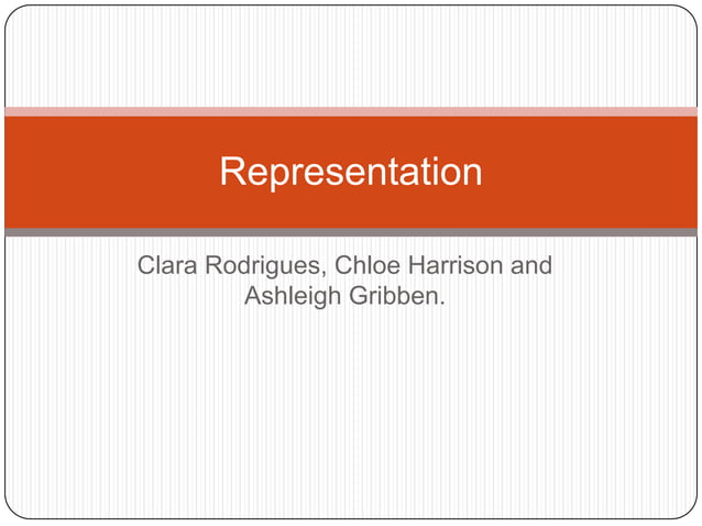 Media Representation | PPTX