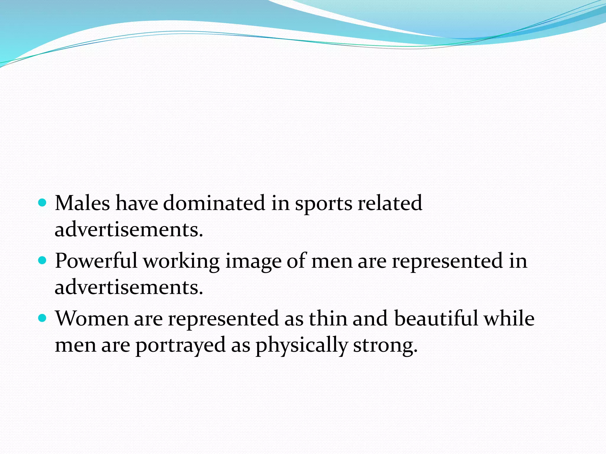 Media representation of gender | PPTX