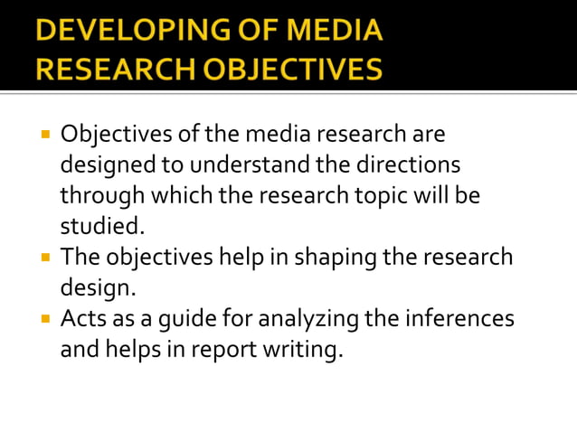 Media research | PPTX