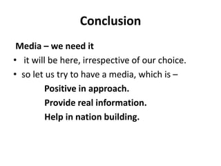 Media responsibility | PPTX