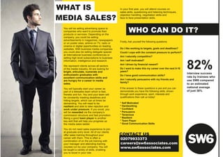 Want a Career in Media Sales? | PDF