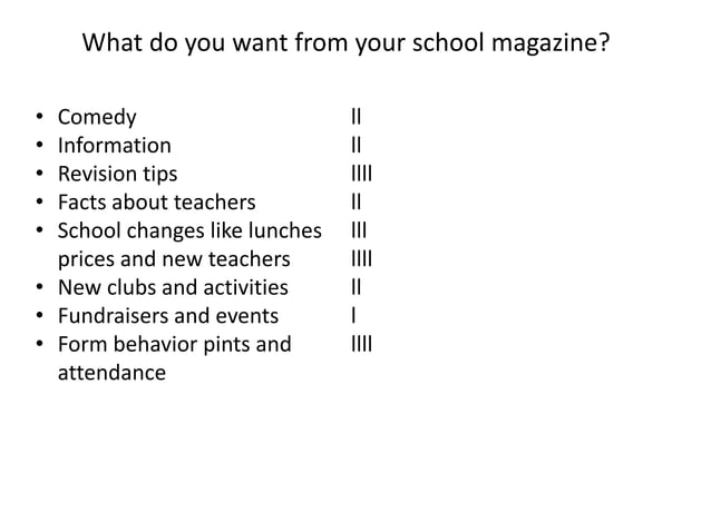 School Magazine Activities | PPT