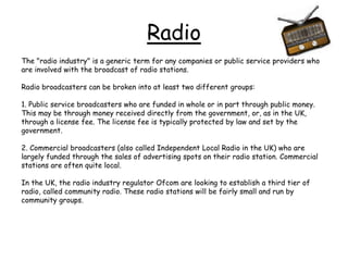 Media sectors | PPTX