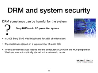 DRM in online music stores | PPT